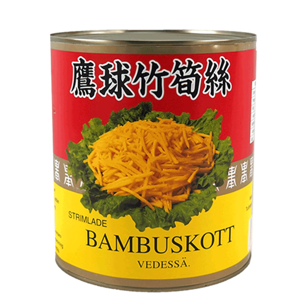 BAMBUSKOTT STRIMLADE 2,95KG*6BURK (BOX) Kimido - Matgrossist ...